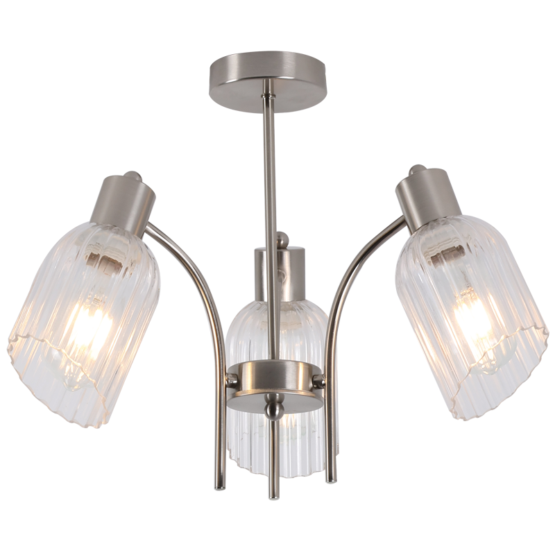 CH710/3 SATIN - Chandeliers, Indoor, New Arrivals - Caidan Lighting